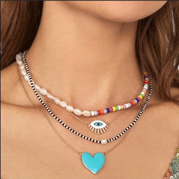 Fashion Jewelry | Jewelry | Necklace Evil Eye Rhinestone Zinc Alloy ...